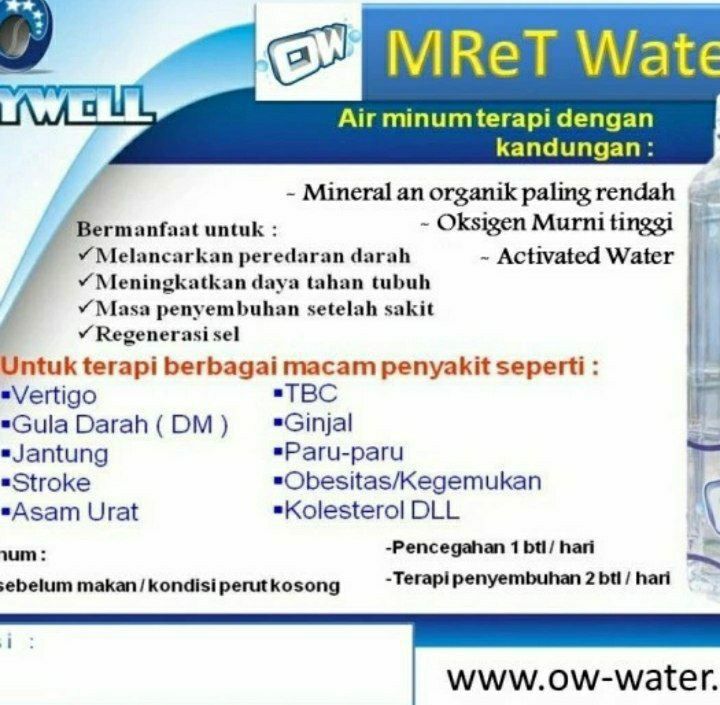 Air Minum Kesehatan Ber oksigen OW 488ml, Serba Serbi, Others di Carousell