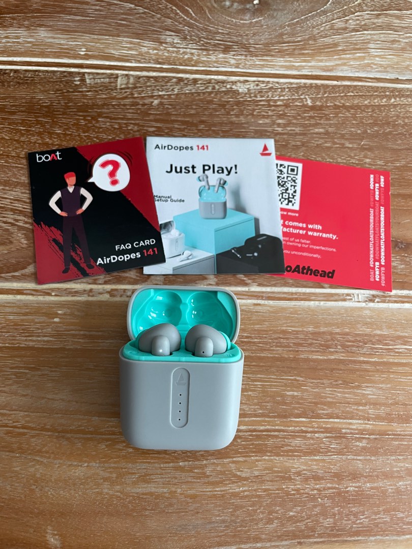 boAt Wireless Airdopes 141 airpod, Audio, Earphones on Carousell
