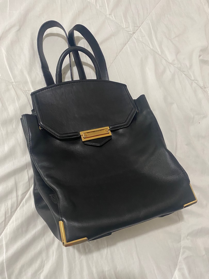 Alexander Wang Prisma Leather Backpack, Women's Fashion, Bags & Wallets ...