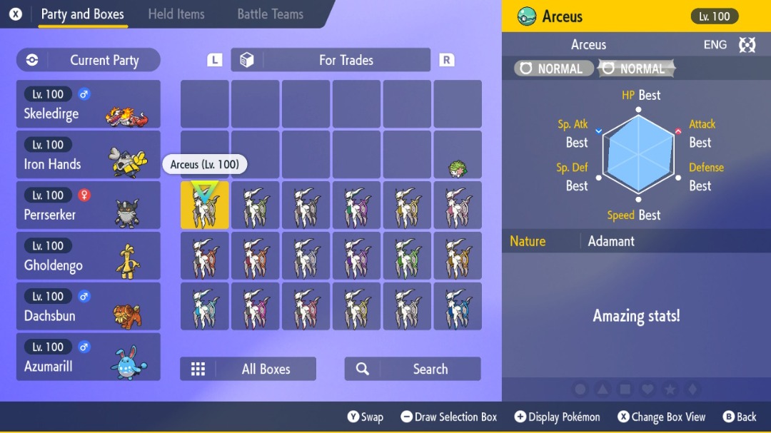 All 18 Arceus types - Pokemon Scarlet & Violet / BDSP / PLA (Shiny/6IV ...