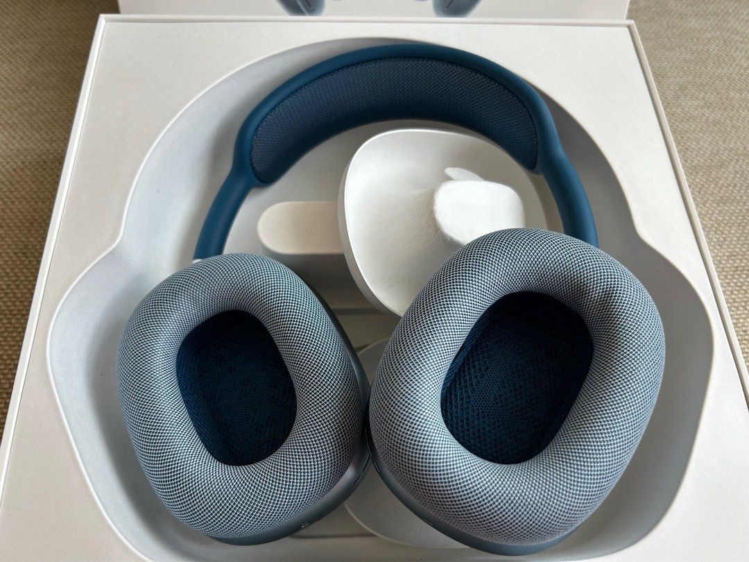 Apple AirPods Max Blue, Audio, Headphones & Headsets on Carousell