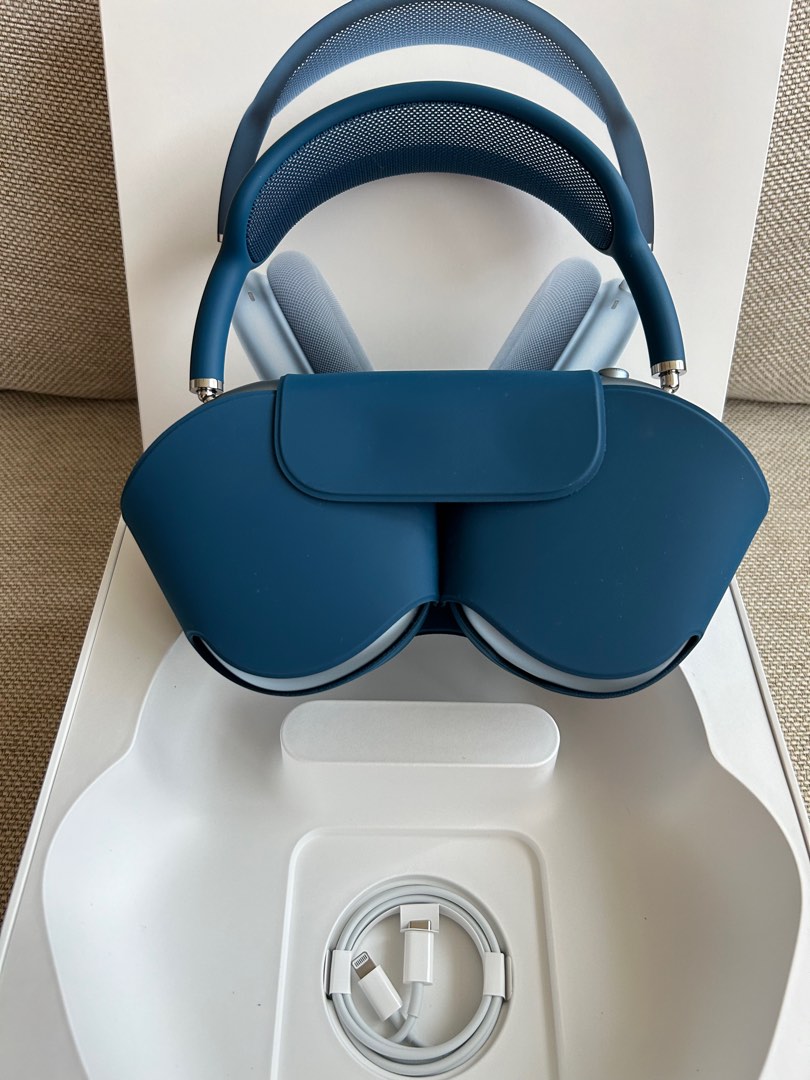 Apple AirPods Max Blue, Audio, Headphones & Headsets on Carousell