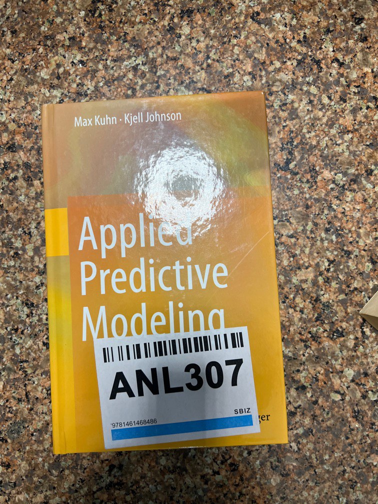 Applied Predictive Modeling, Hobbies & Toys, Books & Magazines ...