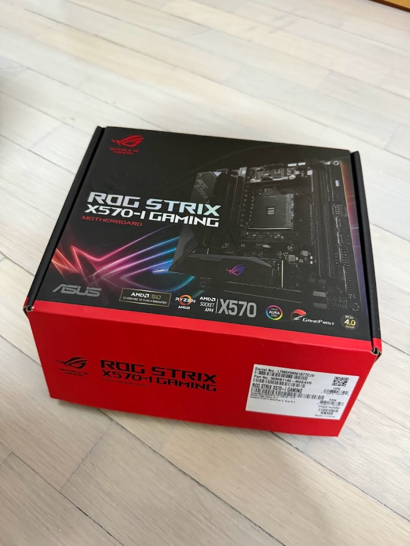 ASUS ROG Strix X570-I Gaming ITX Motherboard, Computers & Tech, Parts ...