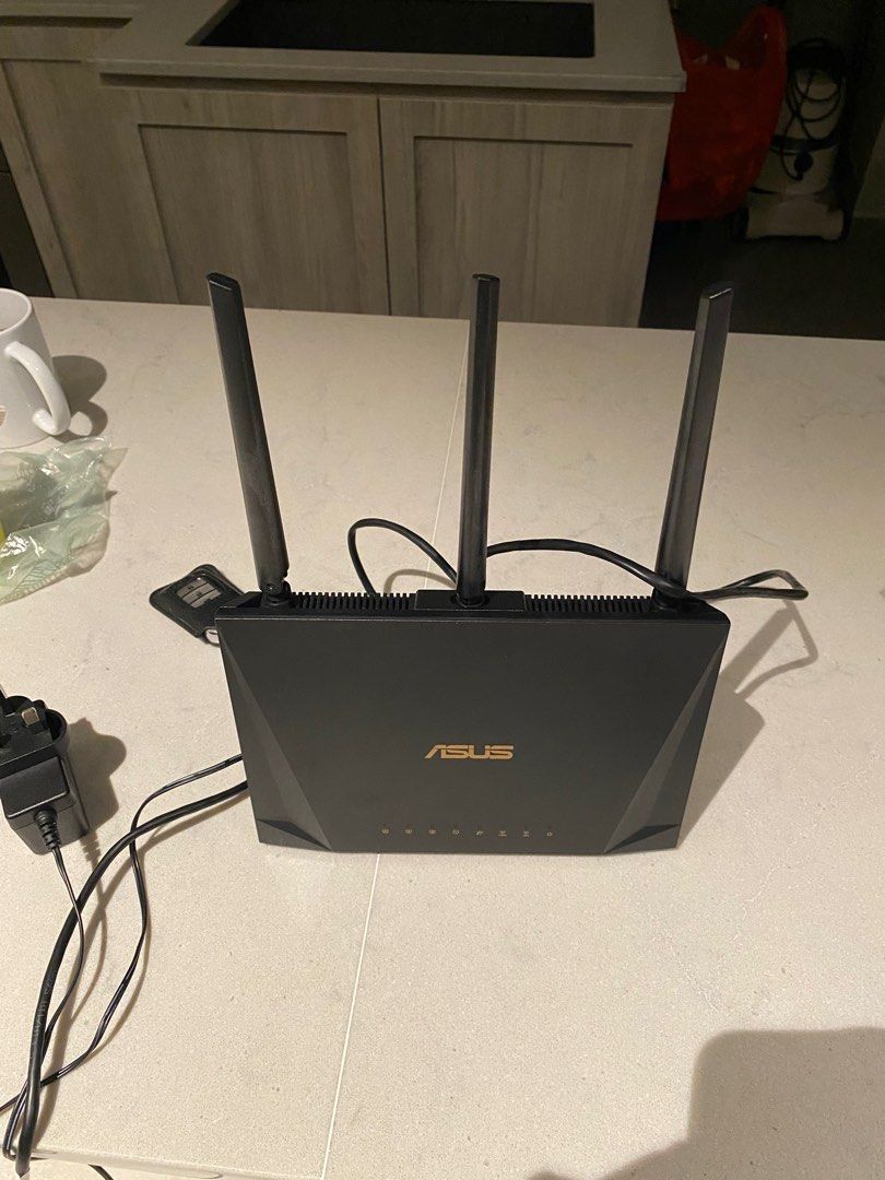 Asus RT-AC2600 dual band gigabit router, Computers & Tech, Parts ...