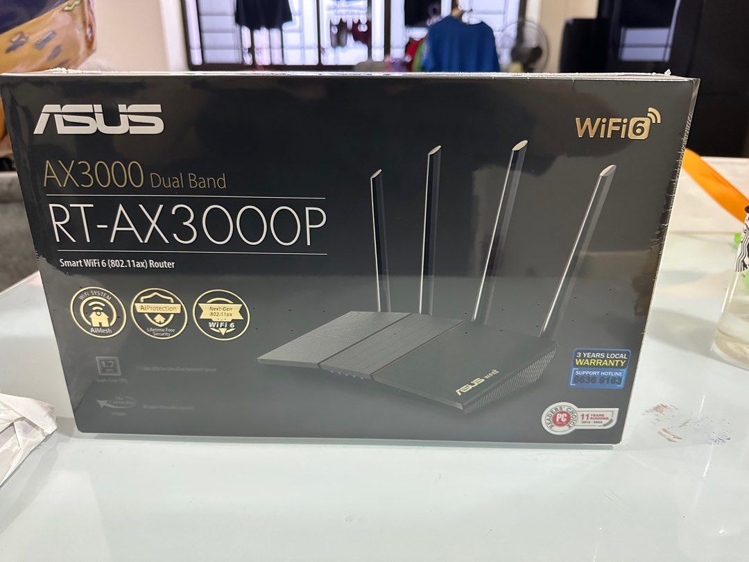 Asus RT-AX3000 Router, Computers & Tech, Parts & Accessories ...