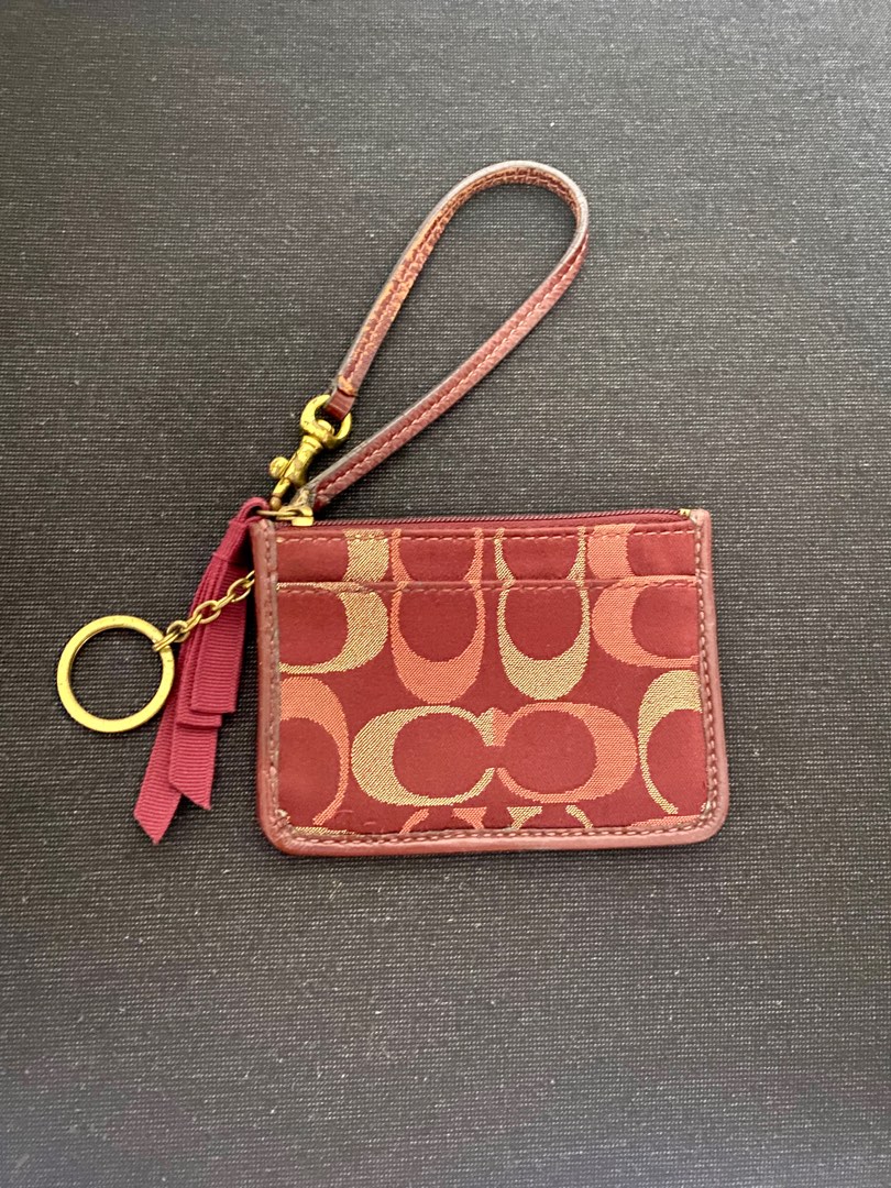 Authentic COACH Coin purse and card holder, Women's Fashion, Bags ...