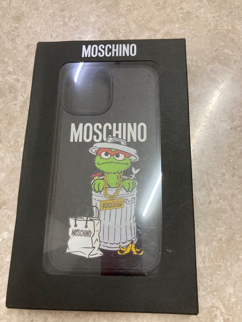Authentic Moschino x Sesame Street iPhone 12 Pro Max casing, Mobile ...