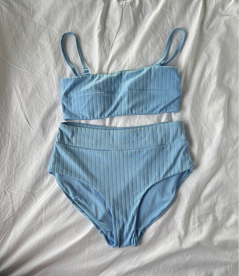 Baby Blue Bikini, Women's Fashion, Swimwear, Bikinis & Swimsuits on ...