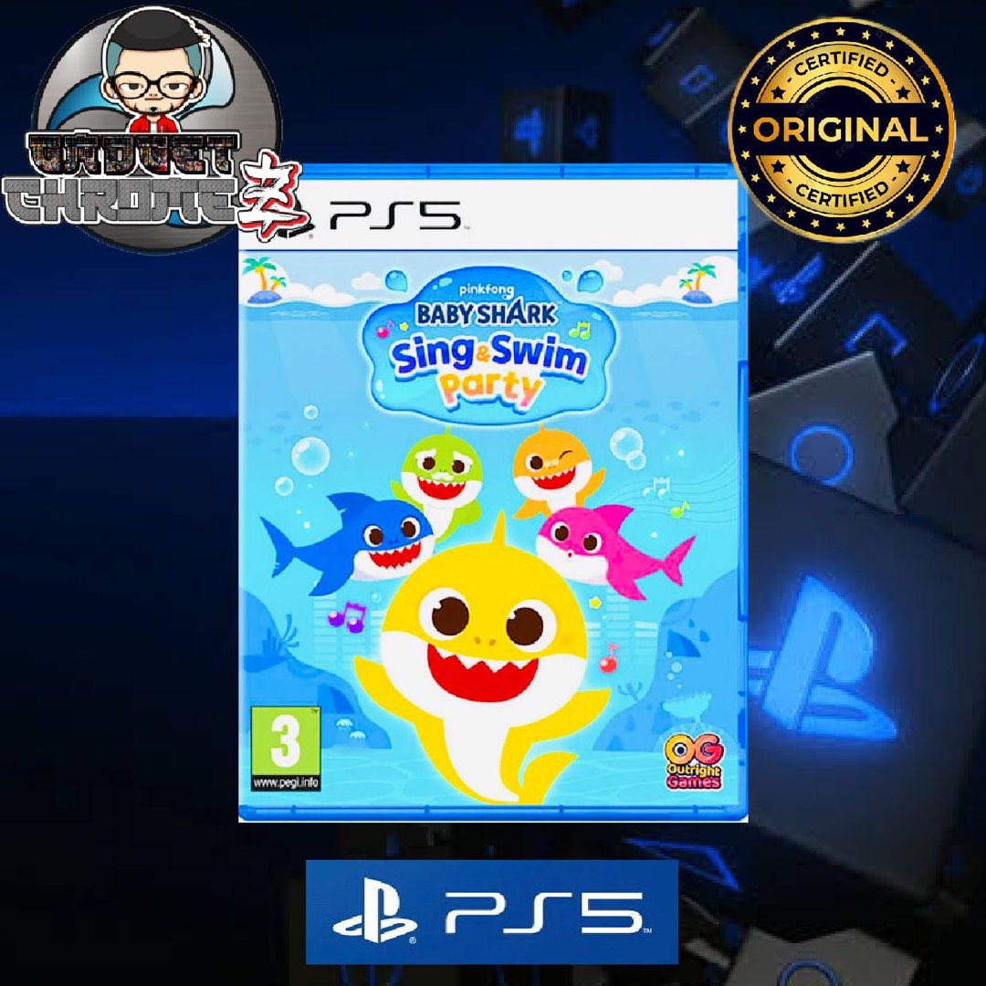 Baby Shark Sing & Swim Party | PS5 Game | BRANDNEW, Video Gaming, Video ...