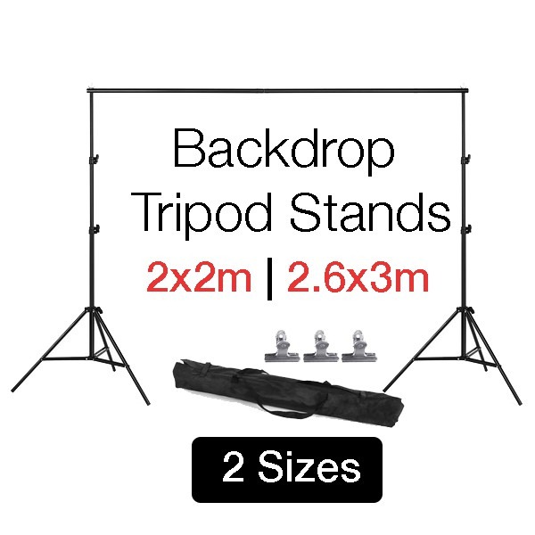 Background Dual Tripod Stands (multi sizes), Photography, Photography ...