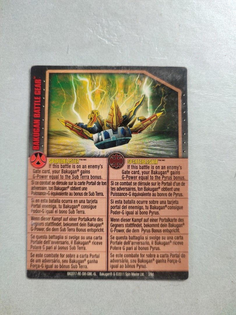 Bakugan Contister & Bakugear Spartablaster, Hobbies & Toys, Memorabilia ...