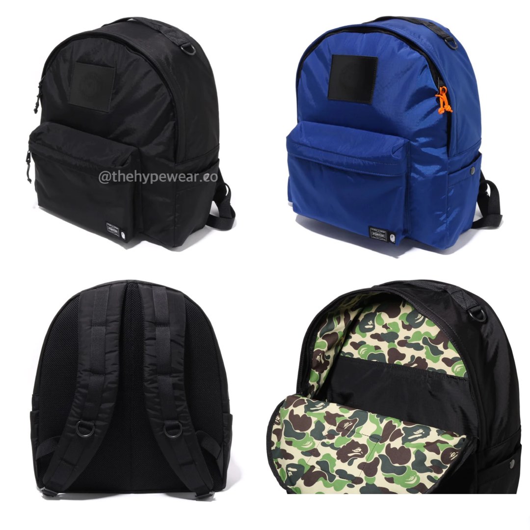 BAPE x Porter Backpack, Men's Fashion, Bags, Backpacks on Carousell
