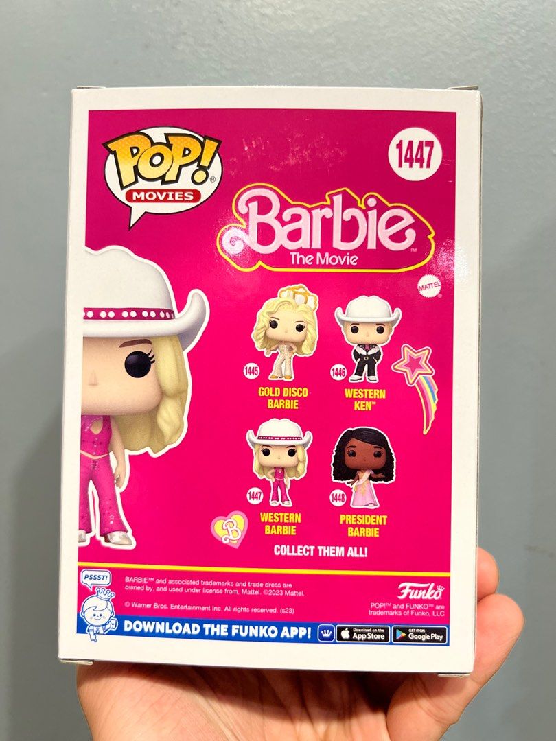 Barbie Funko Pop (Western Barbie Funko Pop), Hobbies & Toys, Toys ...