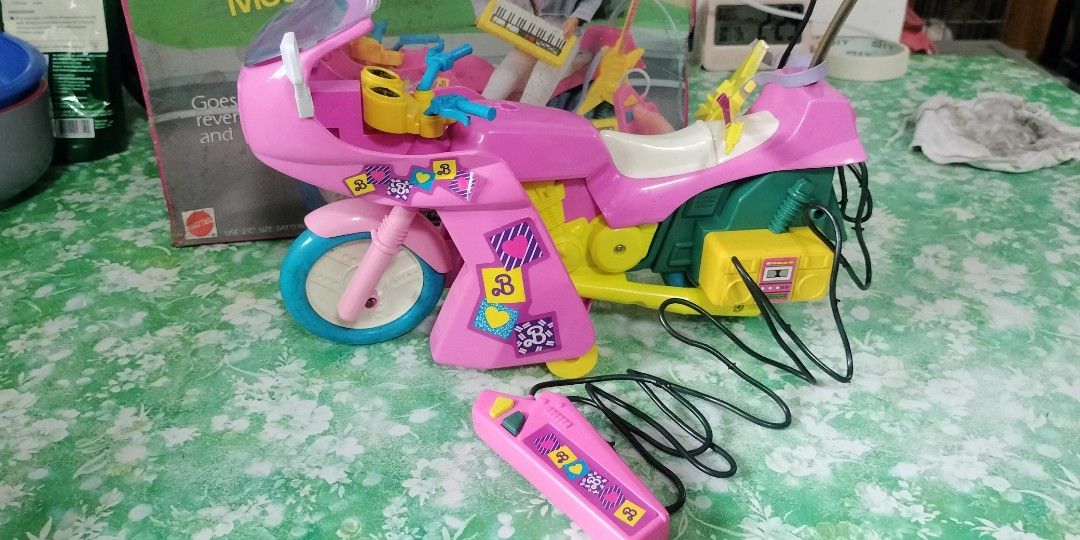Barbie Motorcycle, Hobbies & Toys, Toys & Games on Carousell