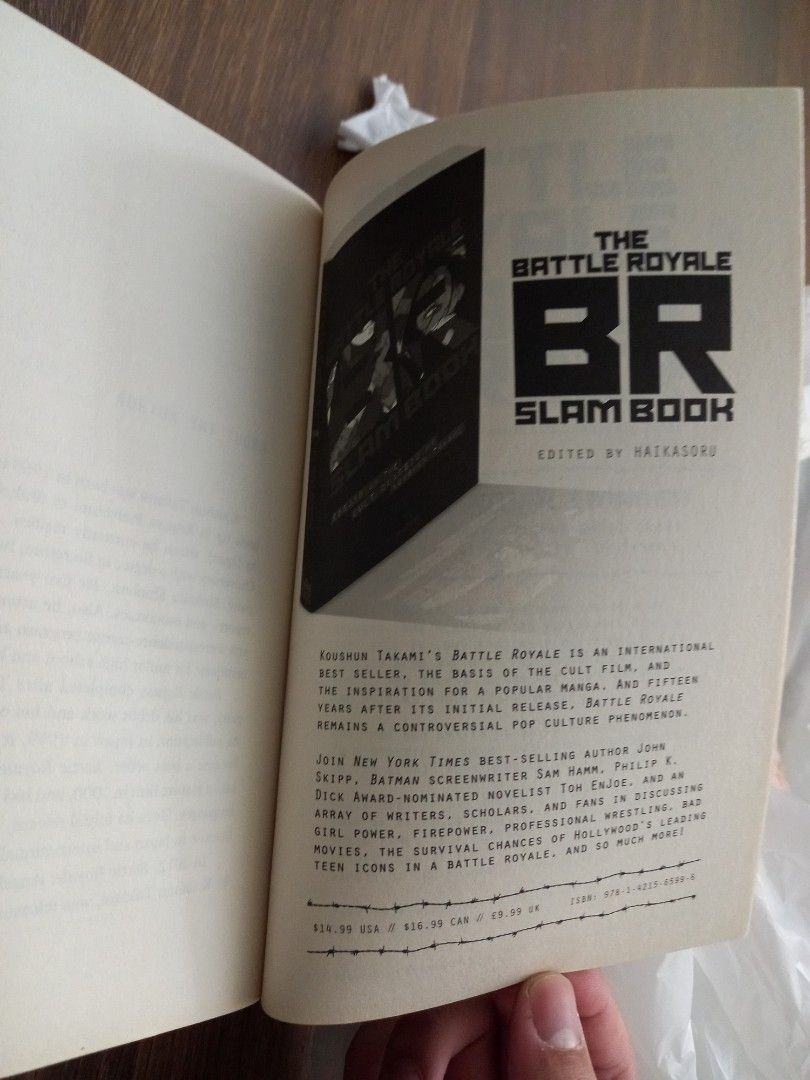 Battle Royale book by koushun takami, Hobbies & Toys, Books & Magazines ...