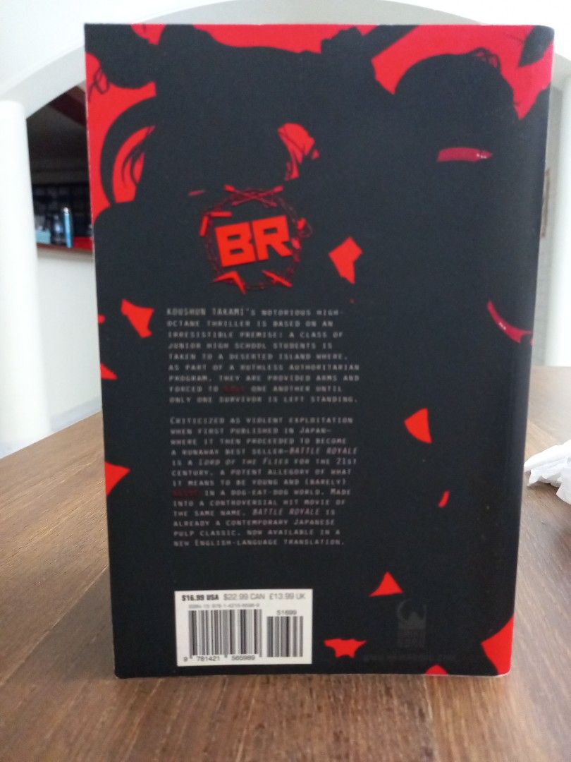 Battle Royale book by koushun takami, Hobbies & Toys, Books & Magazines ...