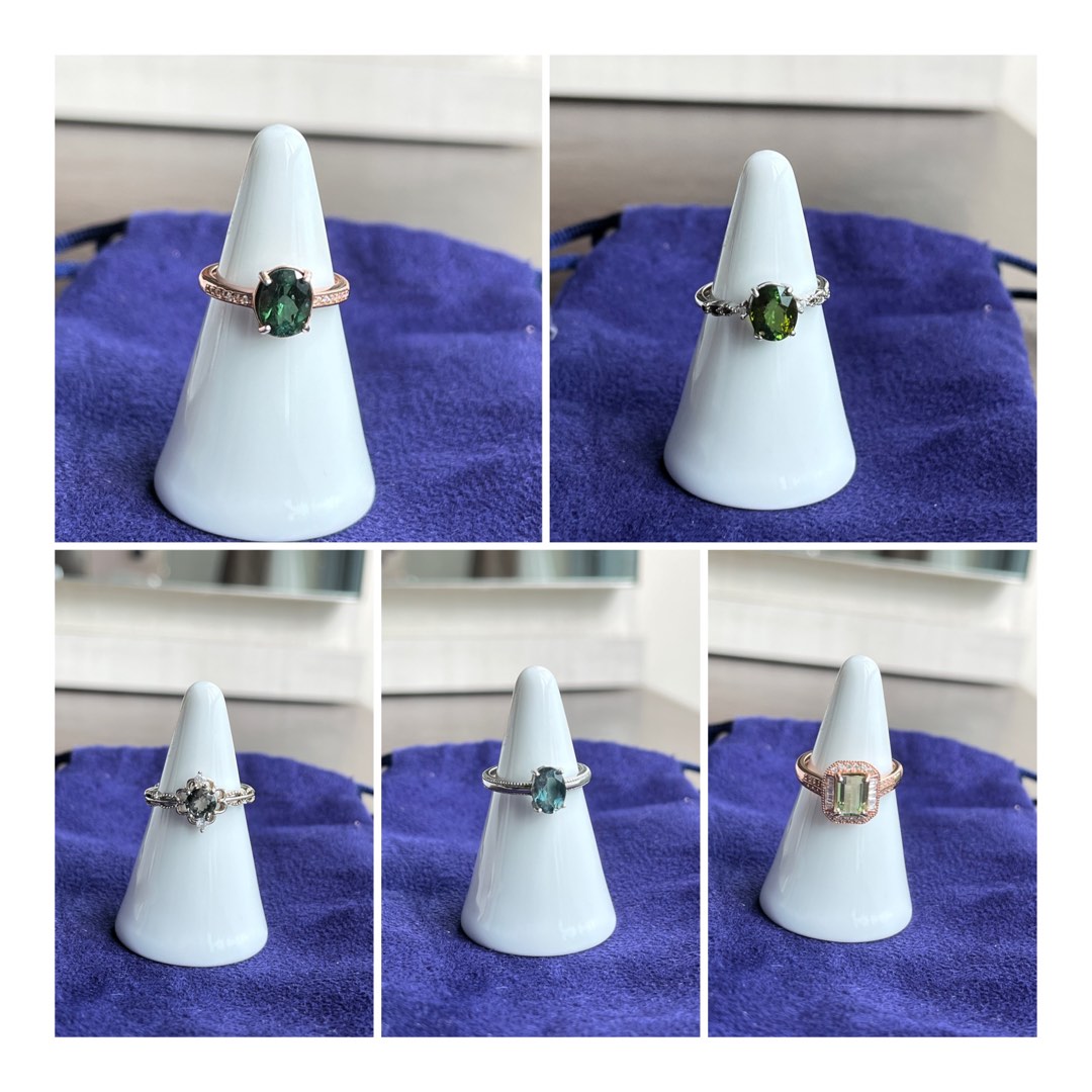 Beautiful Tourmaline Rings, Women's Fashion, Jewelry & Organisers ...