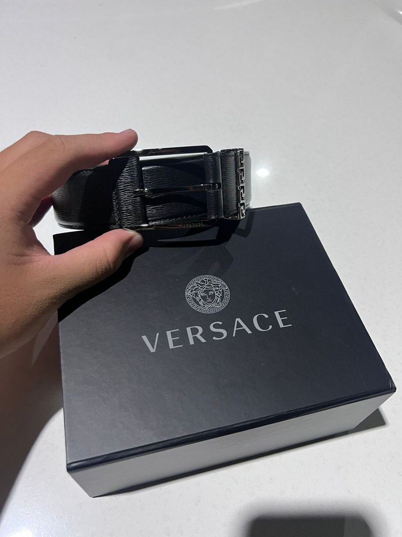 belt versace original, Fesyen Pria, Aksesoris, Ikat Pinggang di Carousell