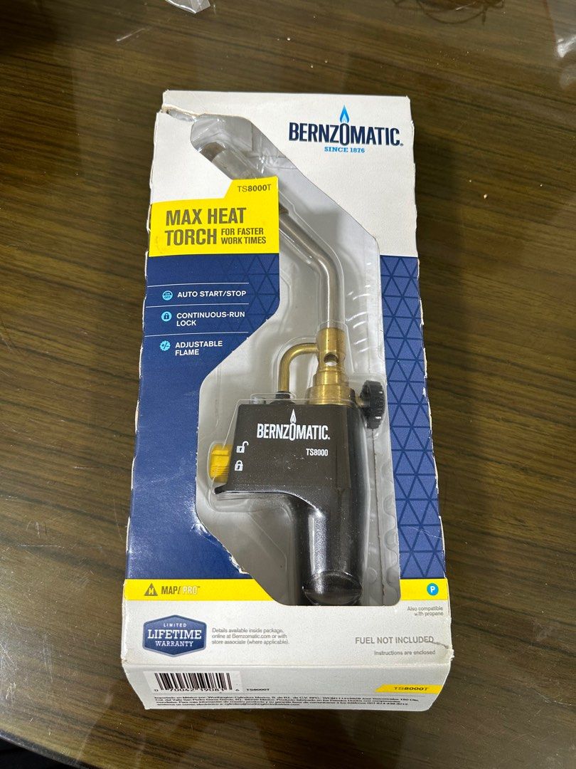 Bernzomatic TS8900 torch, TV & Home Appliances, Other Home Appliances ...