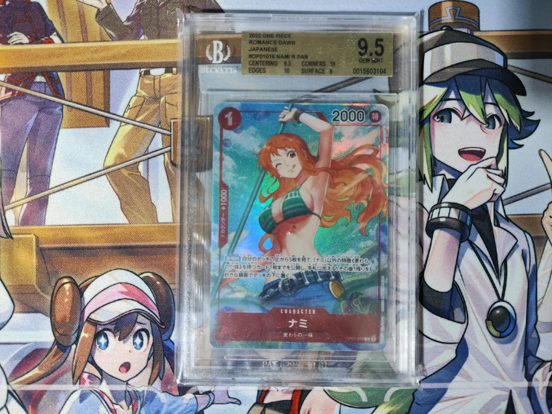 BGS 9.5 Nami AA OP01 One Piece TCG Card Graded, Hobbies & Toys, Toys ...