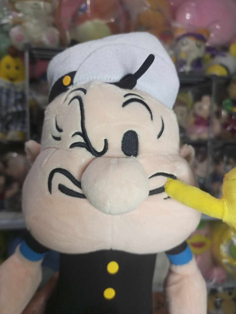 Big 24-Inch Popeye The Sailor Man Retro Cartoon Plush Toy, Hobbies ...