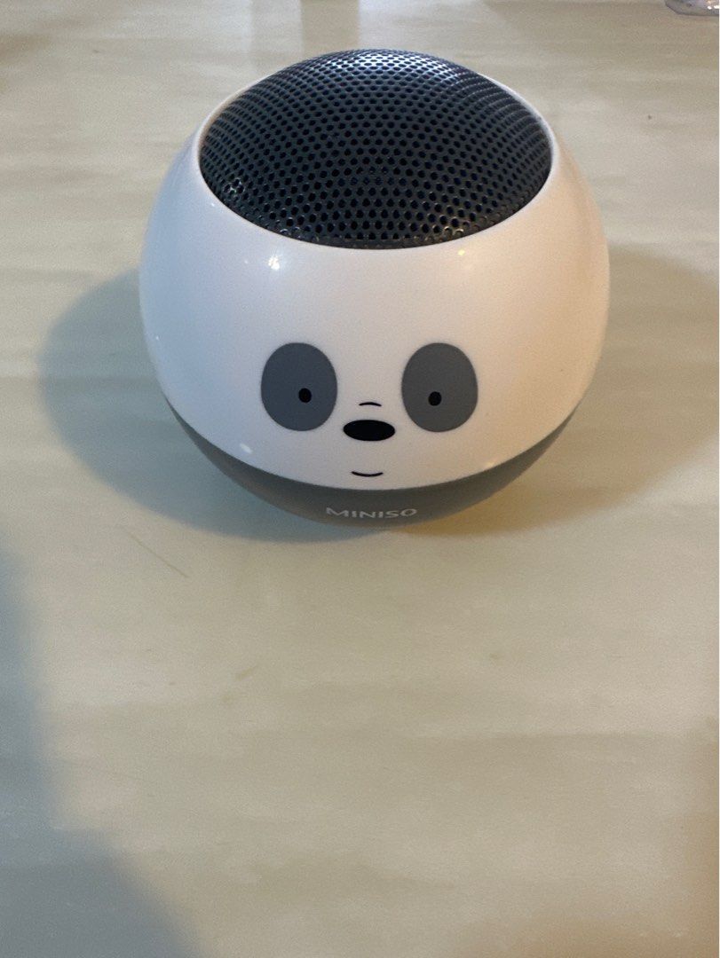 Bluetooth miniso we bare bears panda speaker, Audio, Soundbars ...