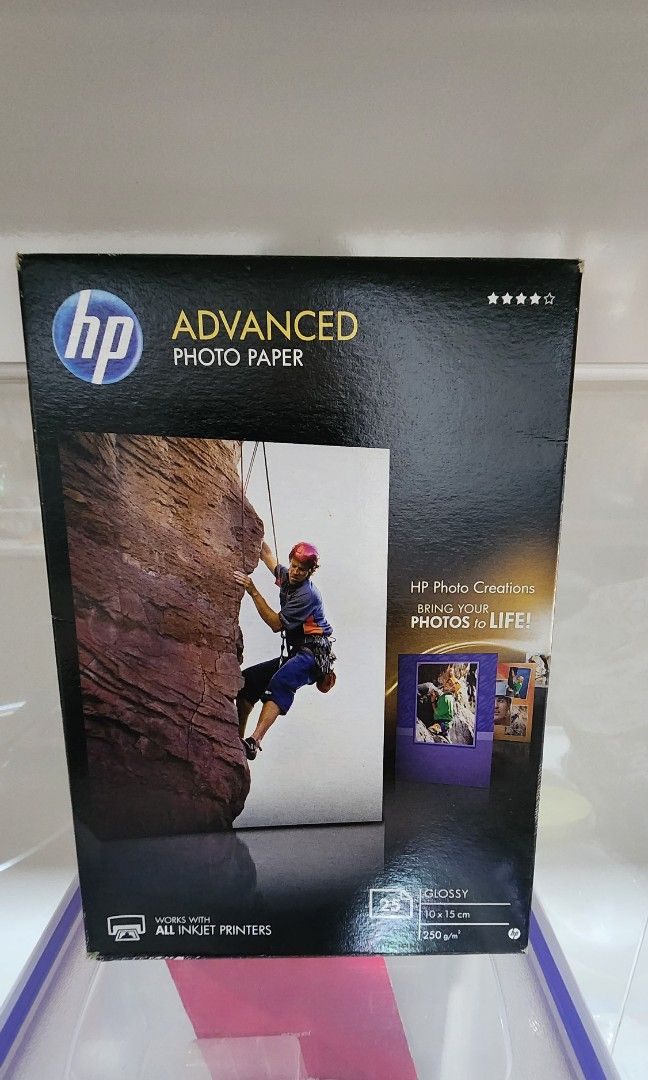 BNIB HP Photo Paper Buy 1 get 1 Free, Everything Else on Carousell