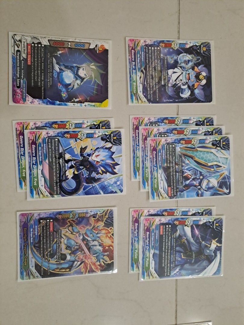 Buddyfight very good astrodragon deck, Hobbies & Toys, Toys & Games on ...