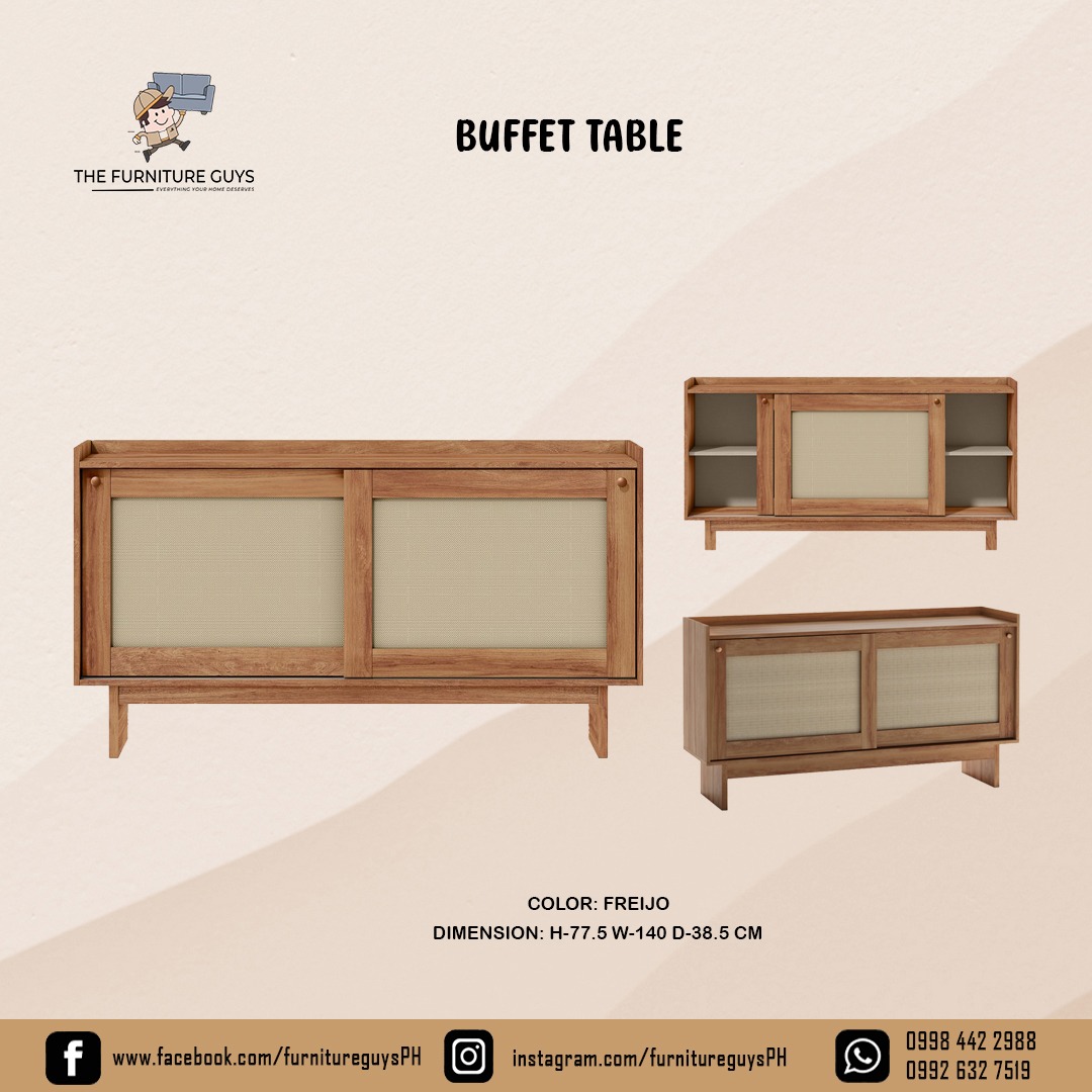 BUFFET TABLE, BUFFET CABINET, Furniture & Home Living, Furniture ...
