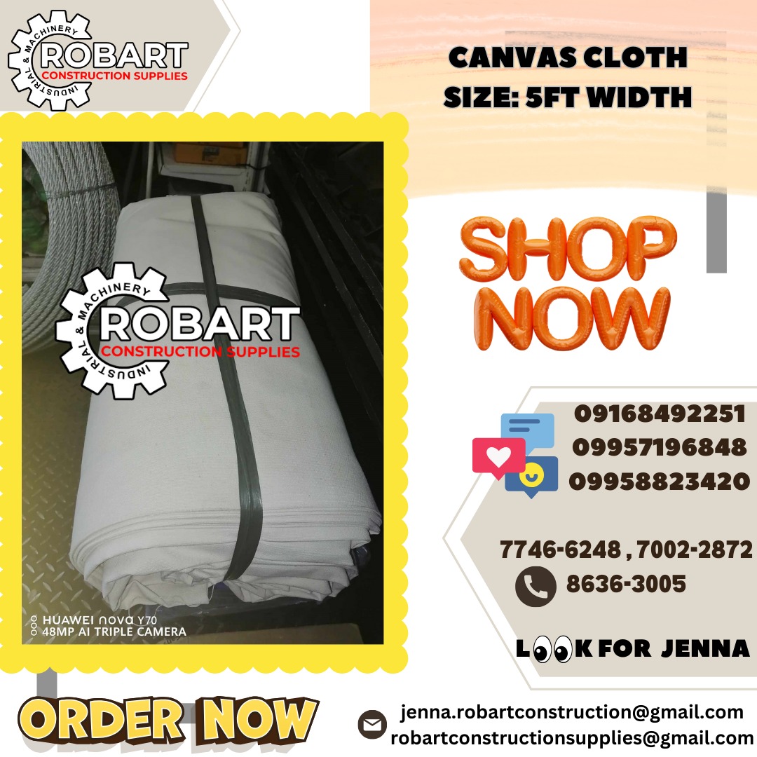 Canvas cloth Size: 5ft width, Commercial & Industrial, Construction ...