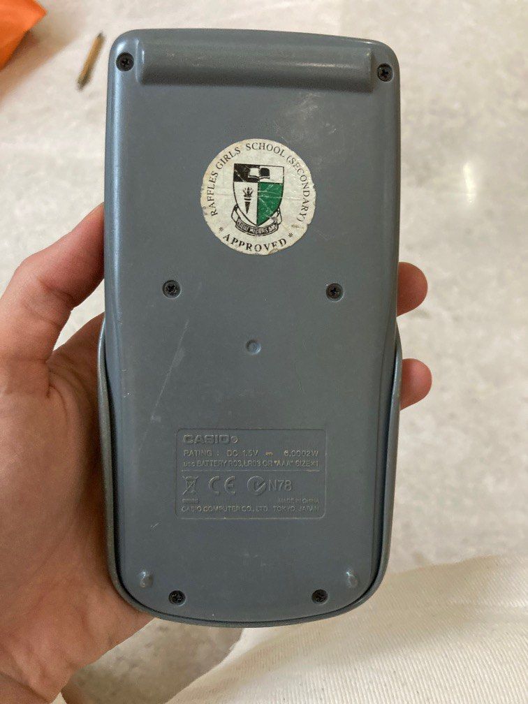 Casio scientific calculator (can easily change battery with AAA battery ...