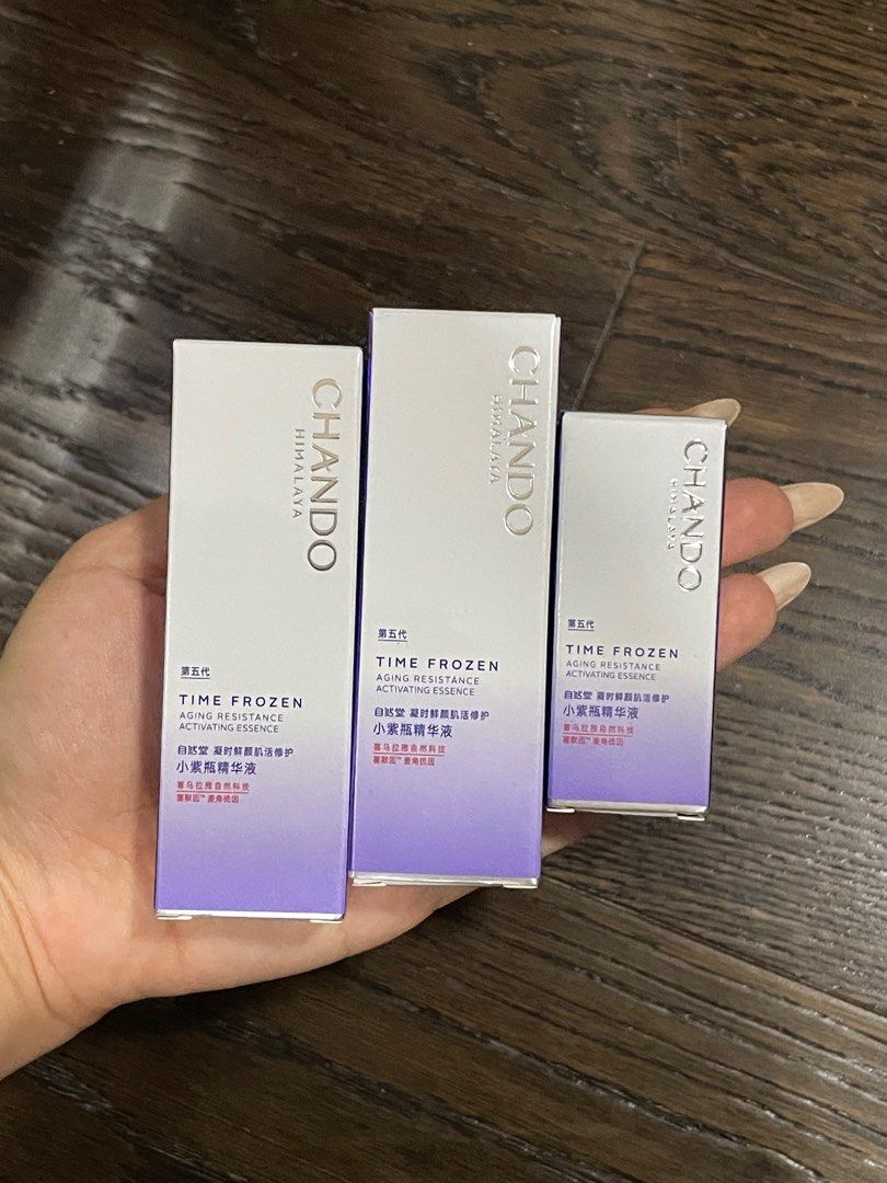 CHANDO Himalaya 自然堂 New 5th Generation Time Frozen Serum Repair and ...