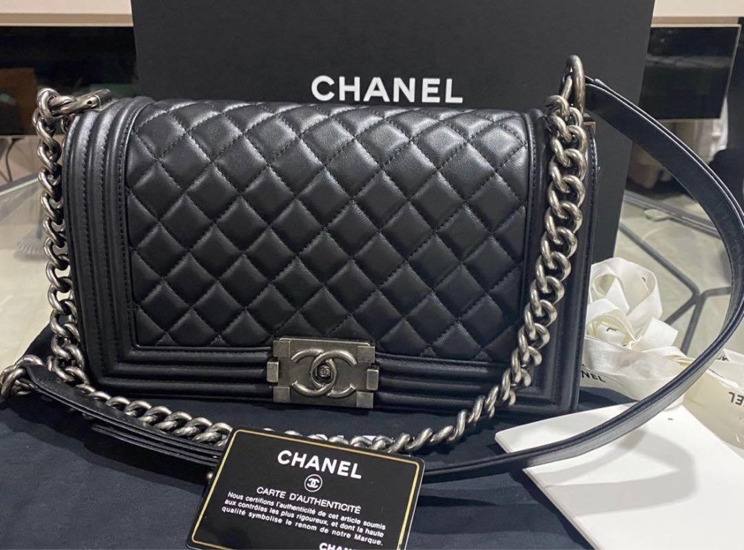 Chanel Boy Medium BNIB, Luxury, Bags & Wallets on Carousell