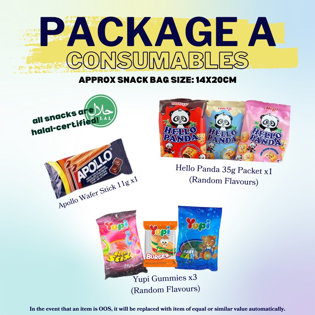 Childrens Day Gift Goodie Bag Snacks Bag Halal Customisable, Food ...