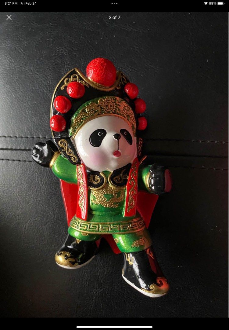 Chinese Opera Pandas; authentic limited edition figurines; set of 3 ...
