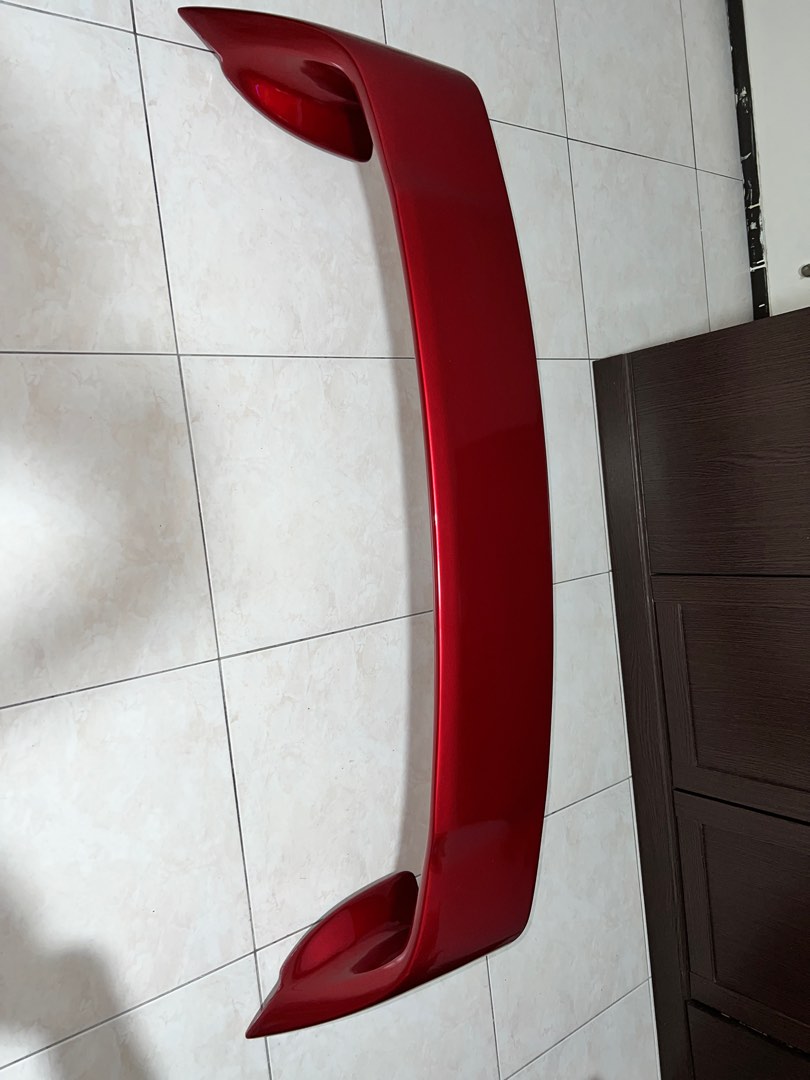 Honda Civic FD spoiler Candy red, Car Accessories, Accessories on Carousell