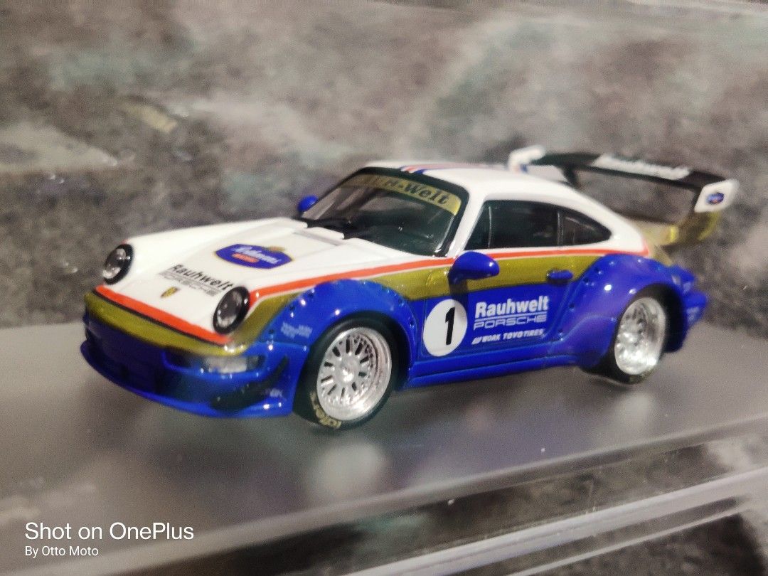 CM Model Porsche 911 964 RWB Rauhwelt Racing Rothmans livery, Hobbies ...
