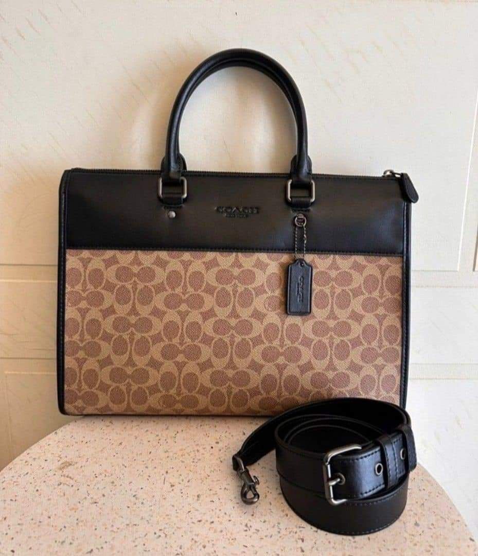 Coach Briefcase, Men's Fashion, Bags, Briefcases on Carousell