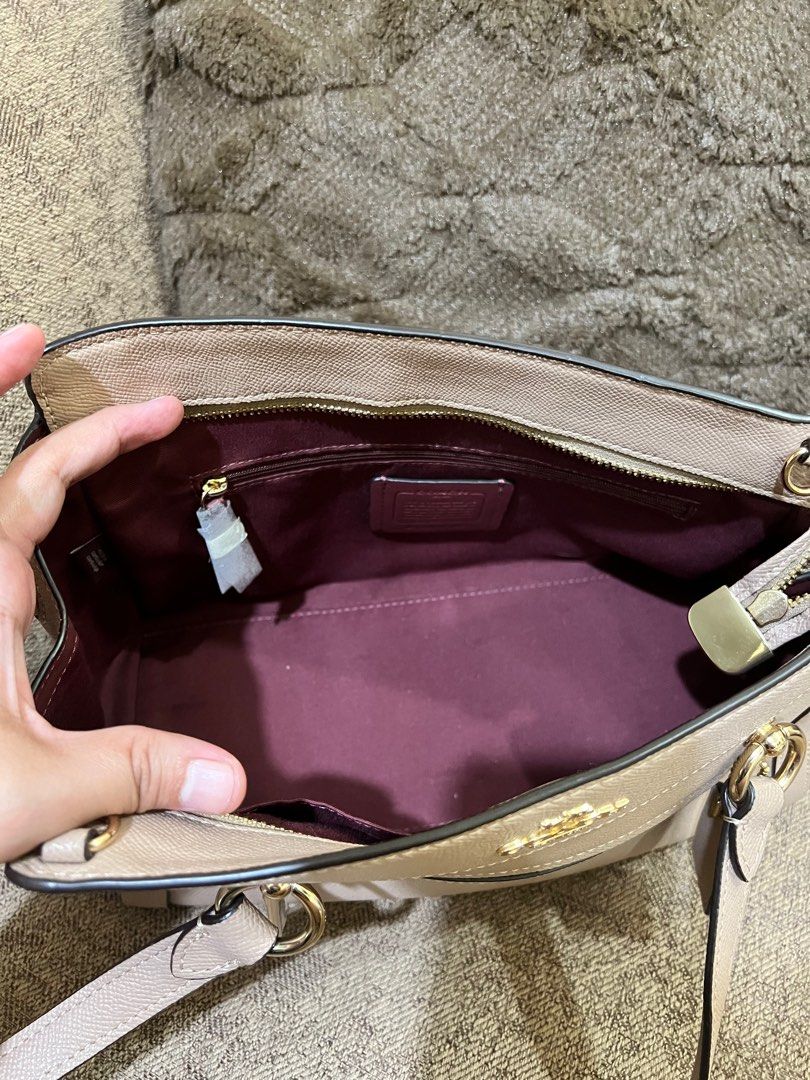 Coach Kailey in Beige, Luxury, Bags & Wallets on Carousell