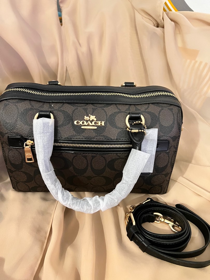 Coach Rowan Mahogany, Luxury, Bags & Wallets on Carousell
