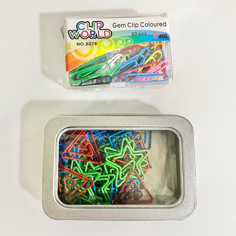 Colourful Paper Clips, Hobbies & Toys, Stationery & Craft, Stationery ...
