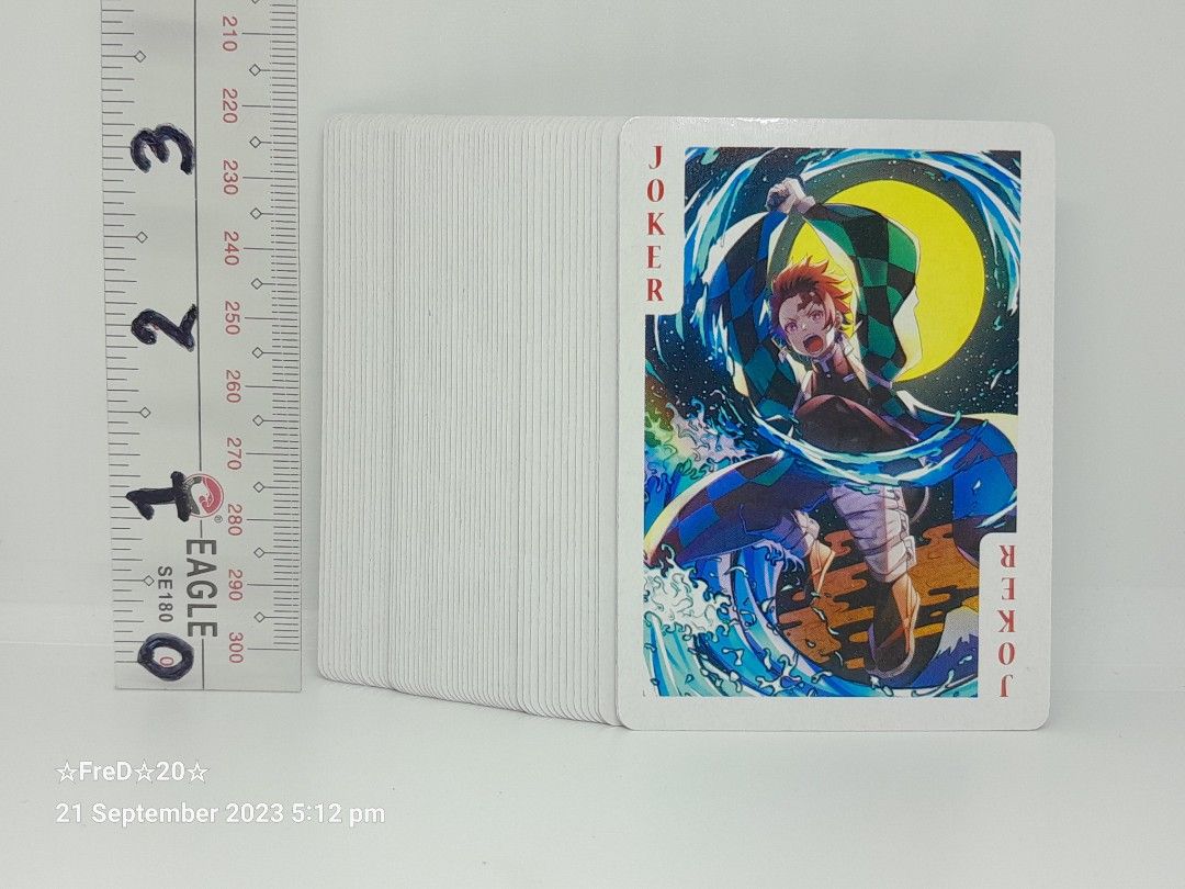 Complete Demon Slayers Playing Cards, Hobbies & Toys, Toys & Games on ...