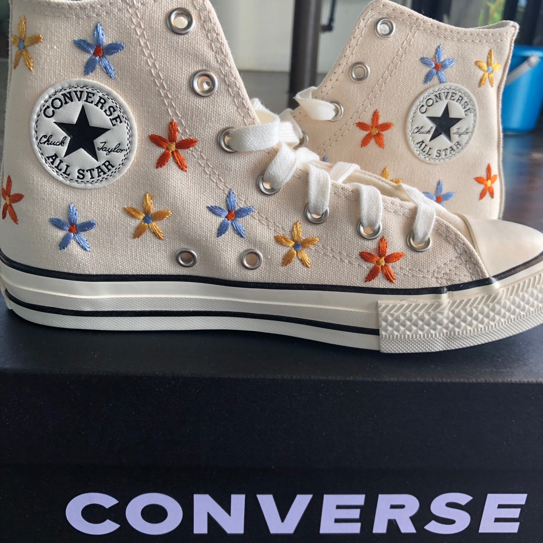 Converse | all star high cut with embroidered star, Women's Fashion ...