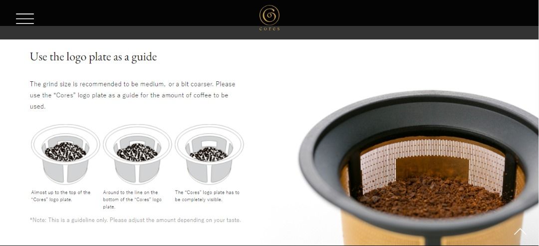 CORES SINGLE CUP GOLD FILTER C211 Series, Furniture & Home Living ...