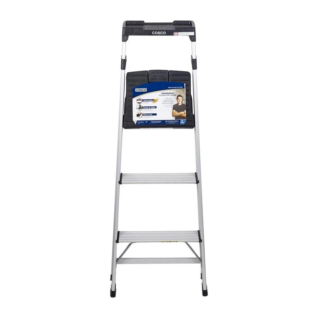 Cosco Lite 3 step ladder, Furniture & Home Living, Home Improvement ...