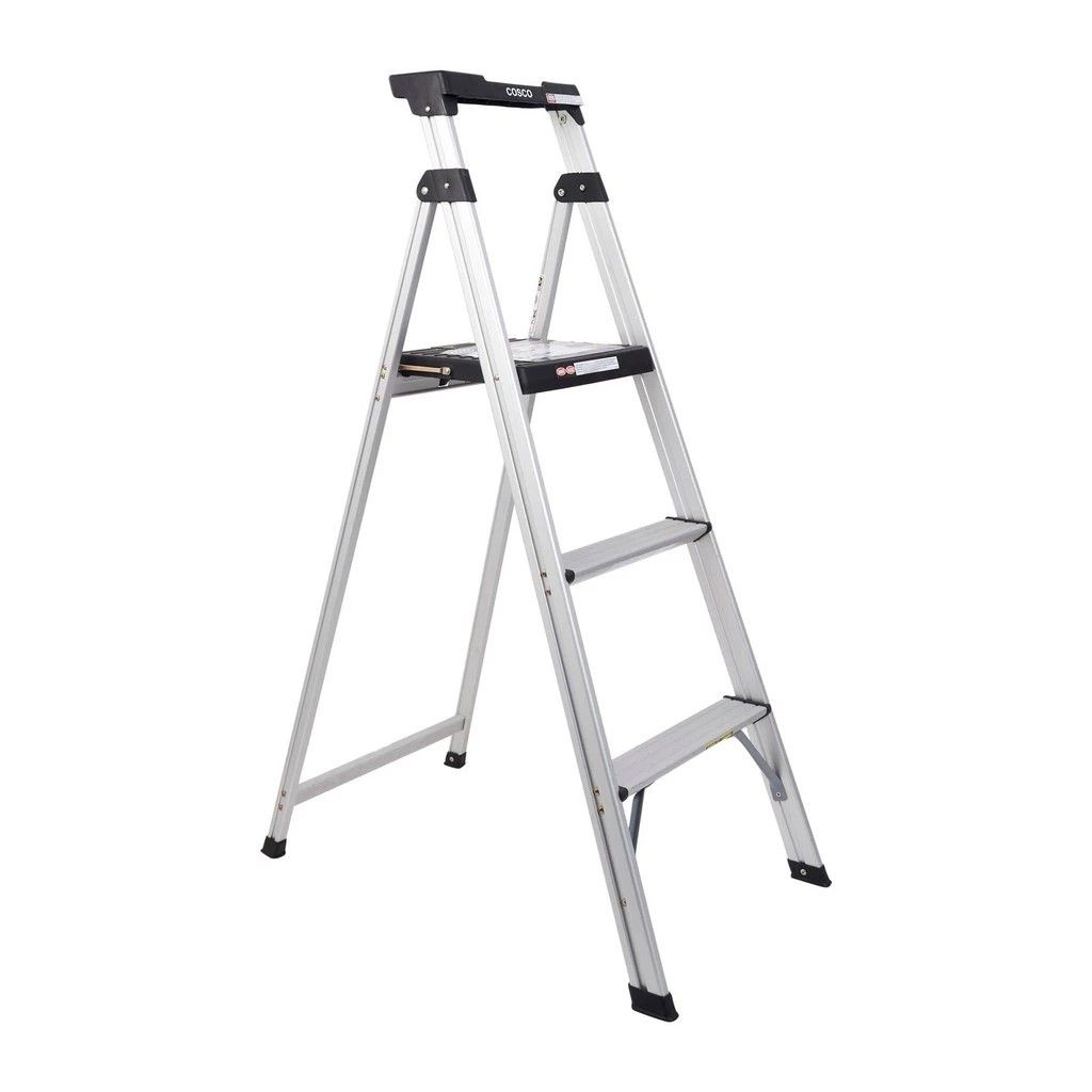 Cosco Lite 3 step ladder, Furniture & Home Living, Home Improvement ...