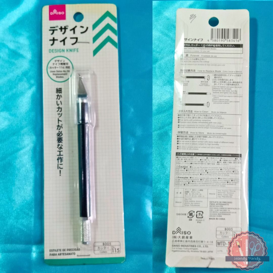 Daiso Mole Yarn , Design Knife, Engraver ,Transparent Thread, Hobbies ...