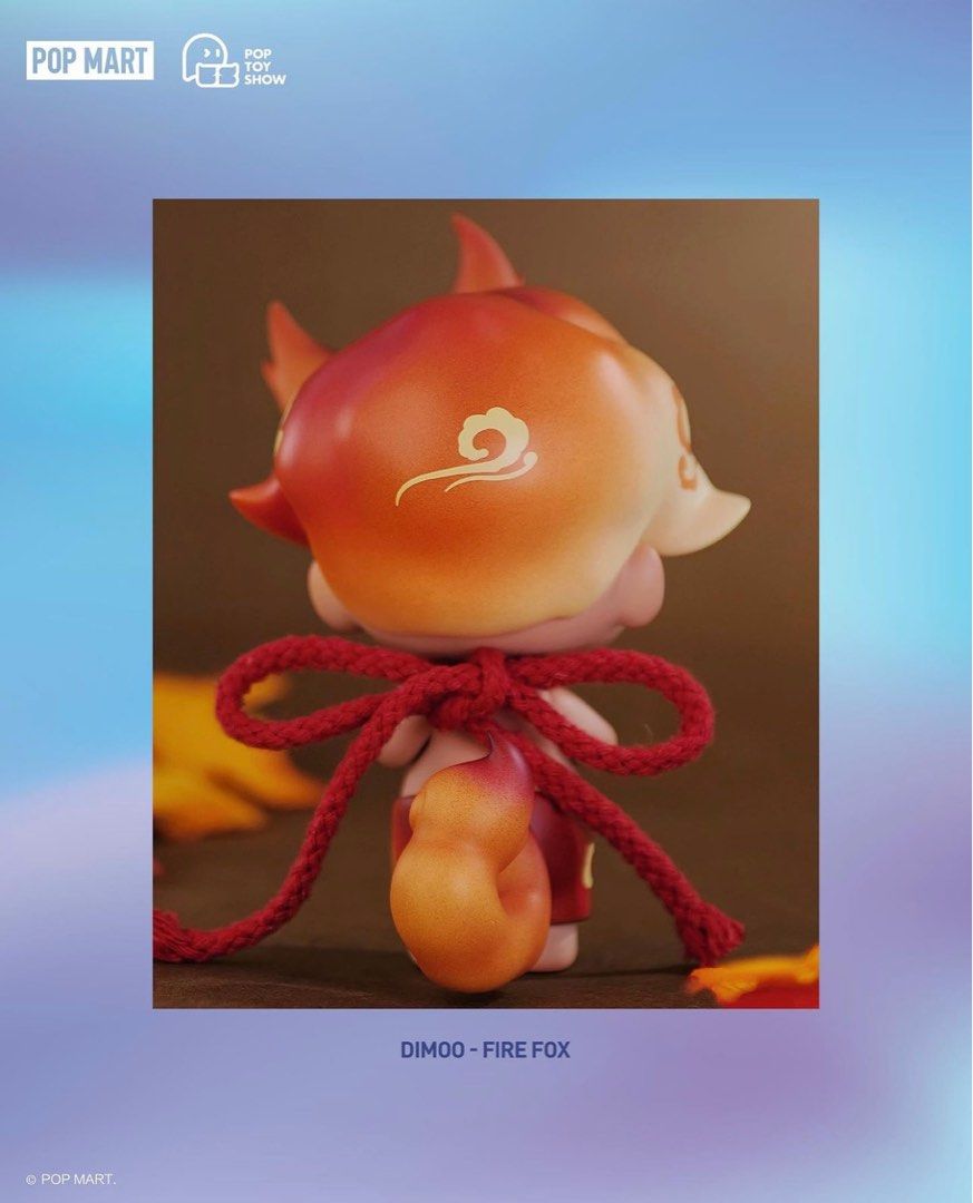 Dimoo Fire Fox PTS Exclusive, Hobbies & Toys, Toys & Games on Carousell