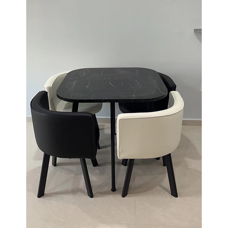 Dining table Set 1+4 Meeting Table Cash on delivery, Furniture & Home ...